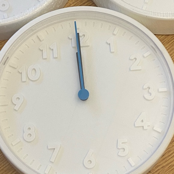 IKEA | Wall Decor | White Ikea Stomma 7 34in Circular Clock | Poshmark